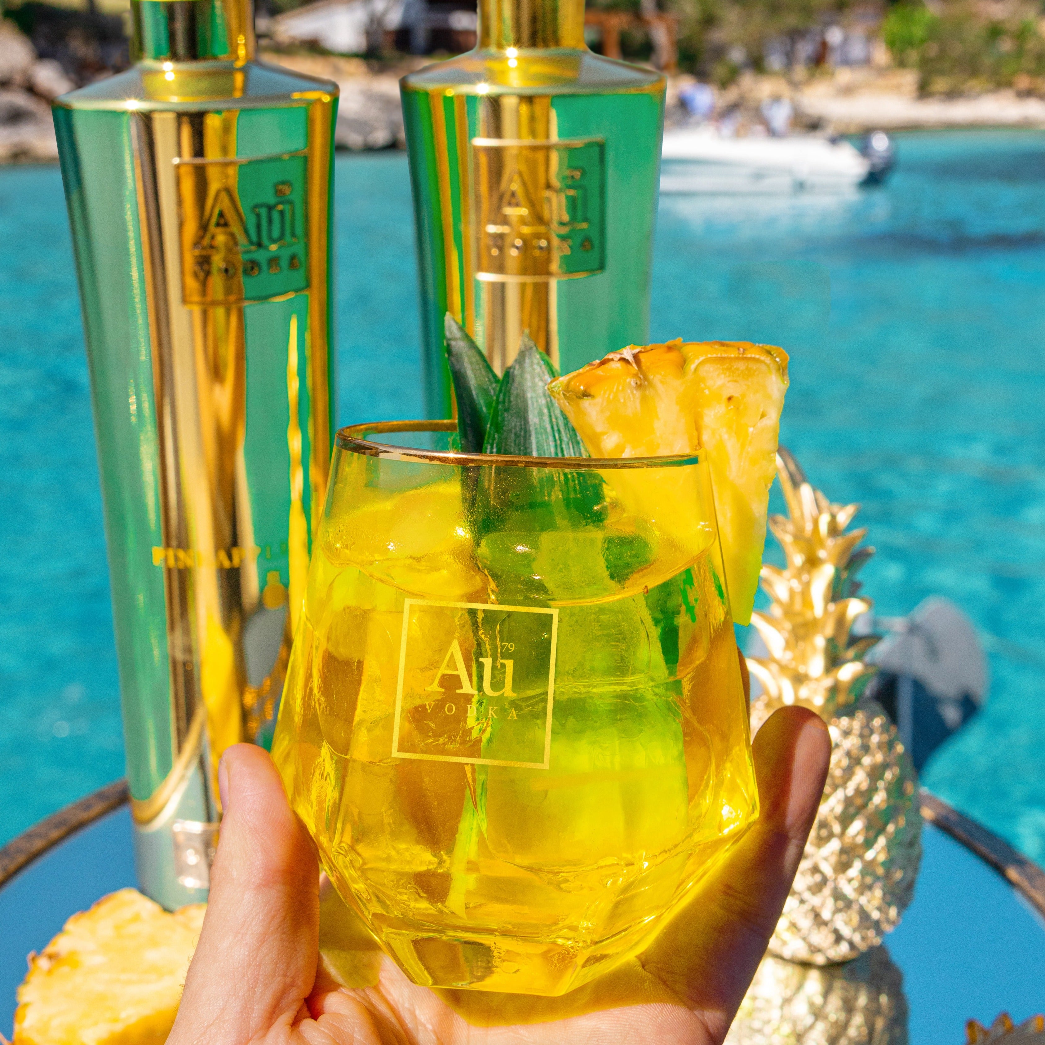 Au Vodka Diamond Cut Glass – Au Vodka Australia